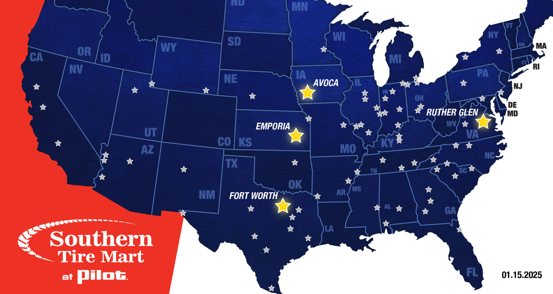 4 New STM at Pilot Truck Care Centers Now Open! – Southern Tire Mart